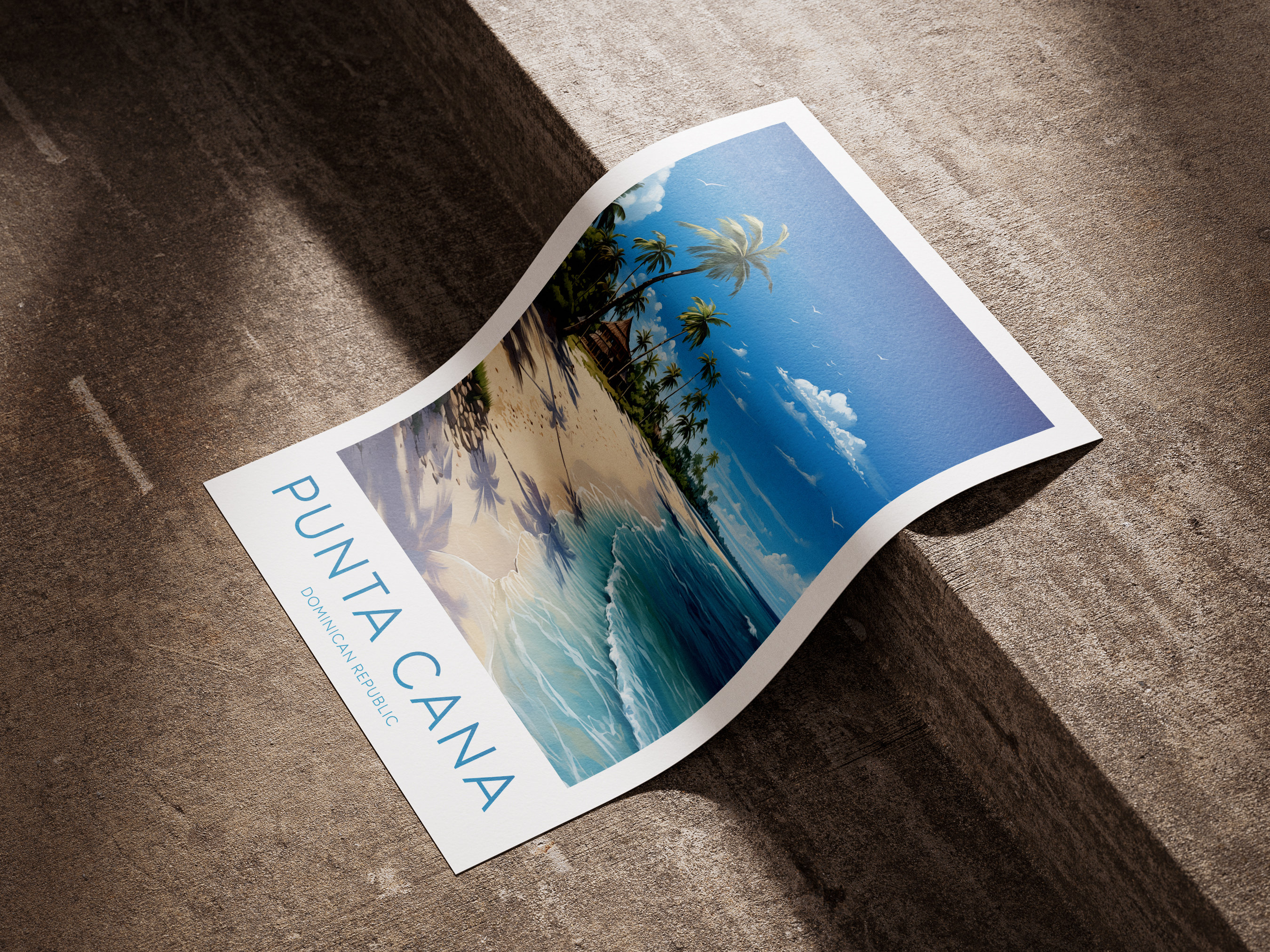 Punta Cana Poster, Punta Cana Digital Print Download, Punta Cana Art ...