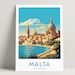 Malta Poster, Malta Digital Print Download, Malta Travel Poster Malta ...
