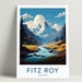 Fitz Roy Poster, Fitz Roy Digital Print Download, Fitz Roy Art Bedroom ...