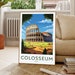 Colosseum Rome Travel Poster, Italy Wall Art (digital Print) - Etsy