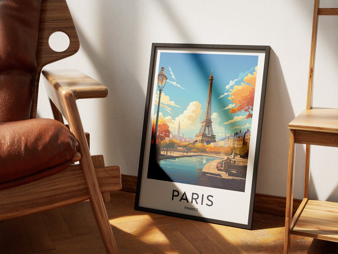 Paris Travel Print, Paris Wall Art, Paris Art Office Decor Paris Gifts ...