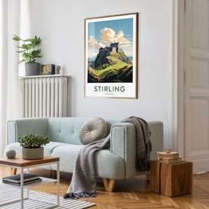Stirling Poster, Stirling Digital Print Download, Stirling Castle Art ...