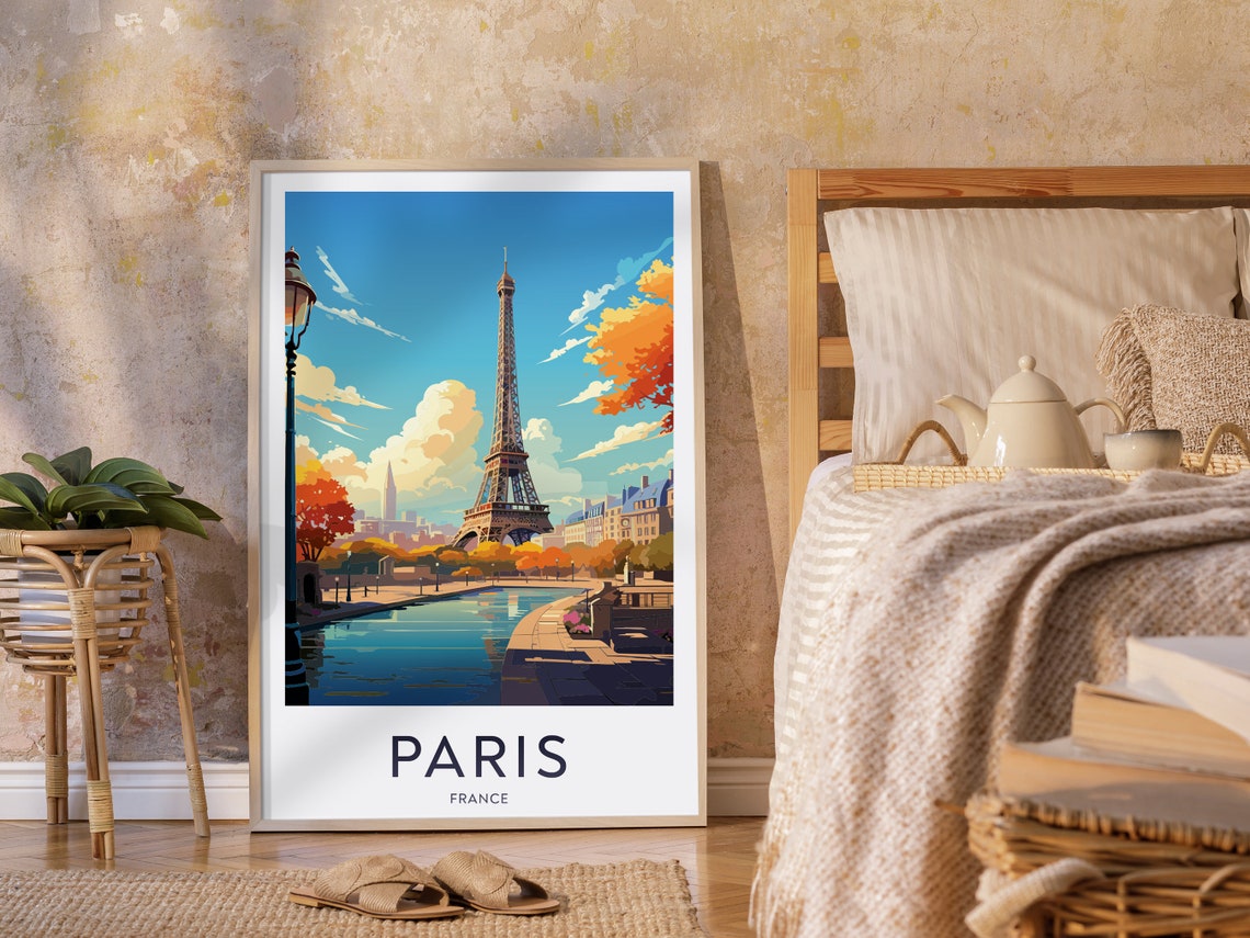 Paris Travel Print, Paris Wall Art, Paris Art Office Decor Paris Gifts ...