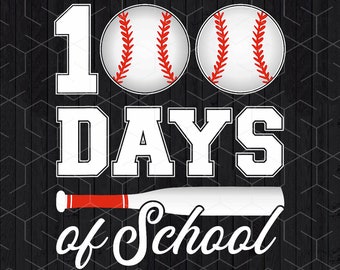 100 Days of School Baseball Png, 100 Day Smater Png, Schooling Png ...