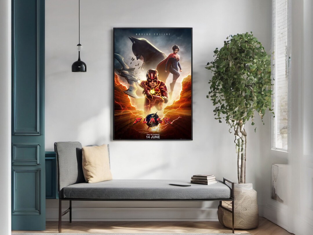 The Flash ,movie Posters, Custom Posters, Decorative Wall Art, TV ...