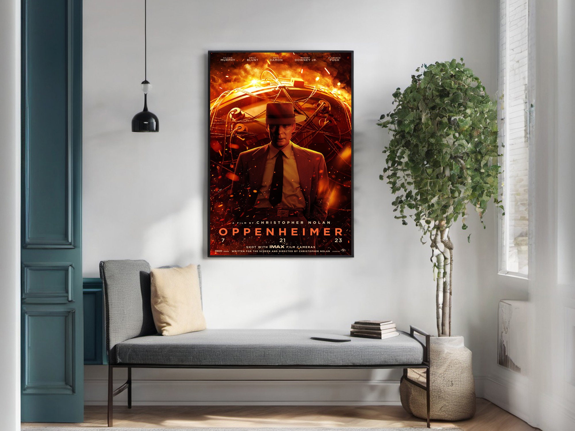Oppenheimer ,movie Posters, Custom Posters, Decorative Wall Art, TV ...