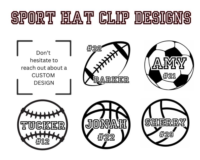 Custom Hat Clips | Hat Brim Clip | Custom Hat | Trucker Hat | Baseball ...