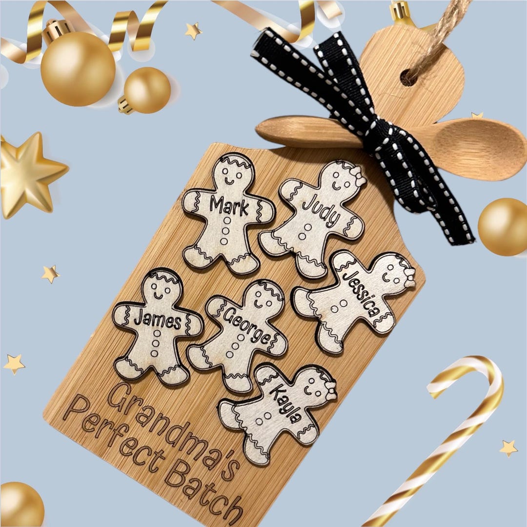 Gingerbread Cutting Board | Grandparent Present | Grandkids | Grandma’s ...