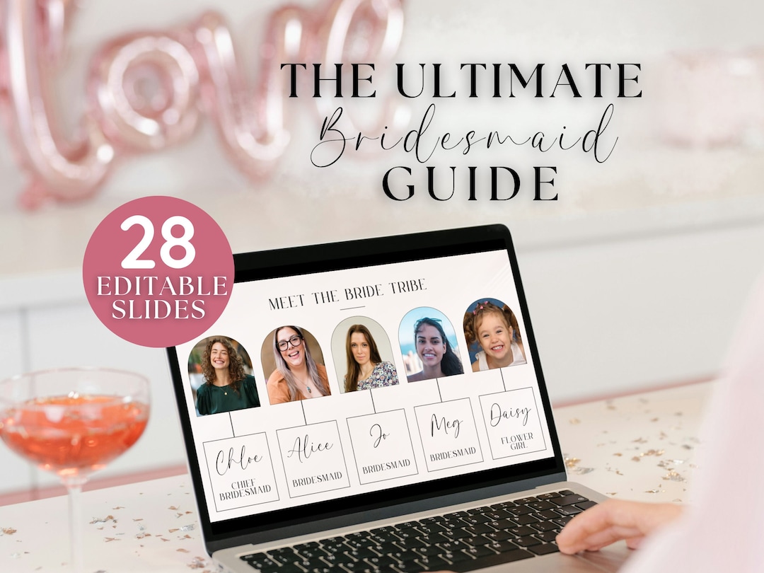 Bridesmaid Information Presentation // Bridesmaid Digital Information ...