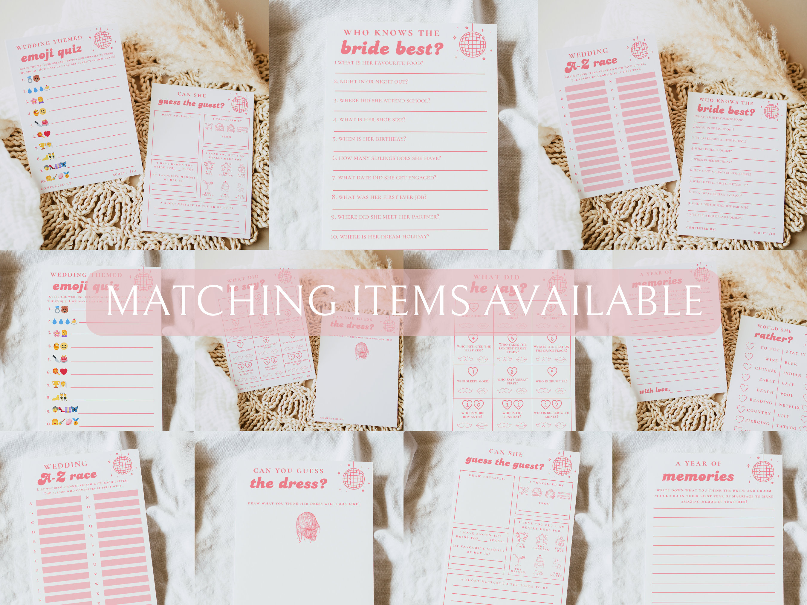Hen Party Games, Advice to Bride, Hen Do, Bridal Shower Games, in My ...