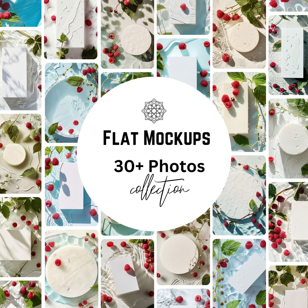 Raspberry Mockup, Slabs, Paper, Product Mockup, Flatlay Images, Stock ...