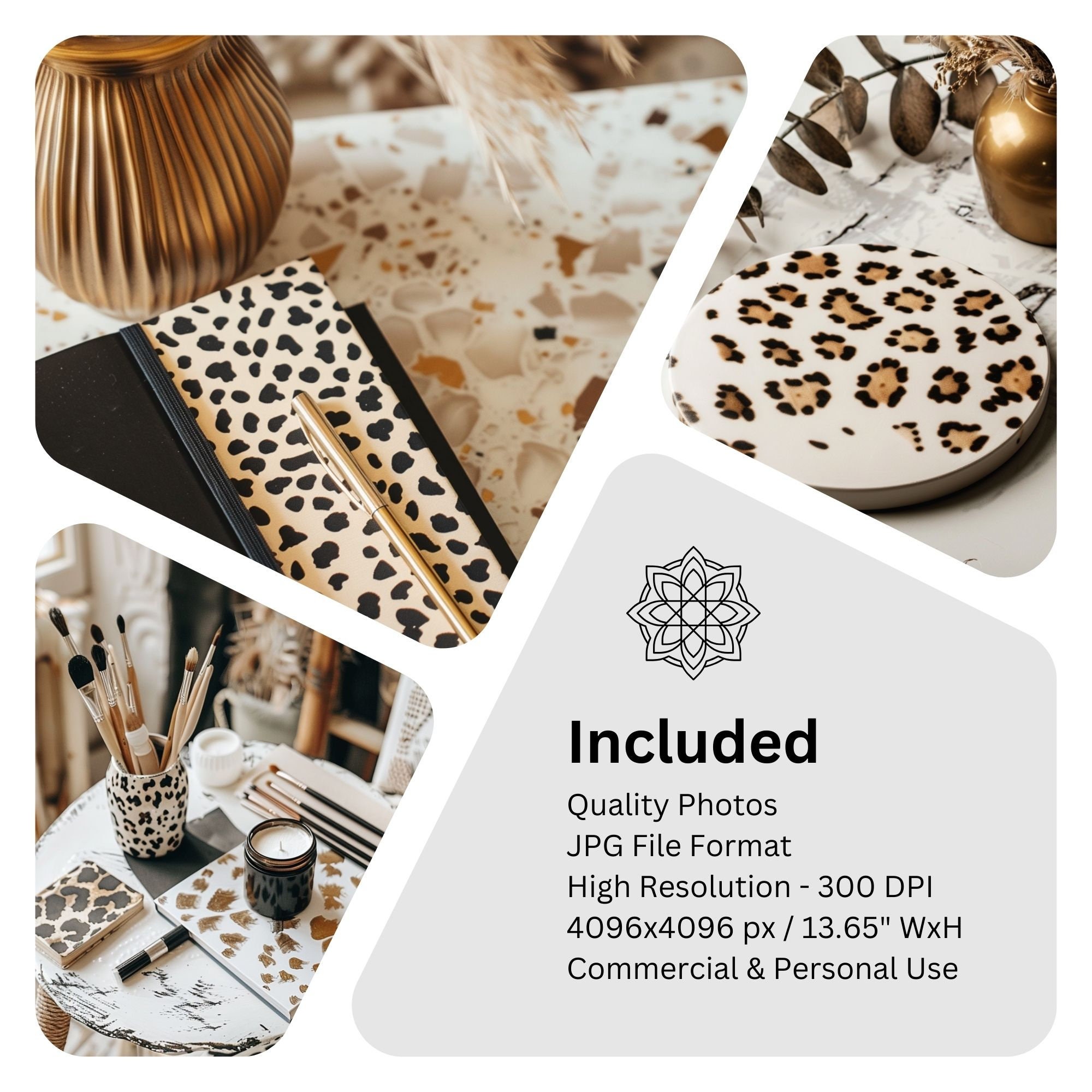 Leopard Office, Office Backdrop, Laptop, Slab, Flatlay Images, Stock ...