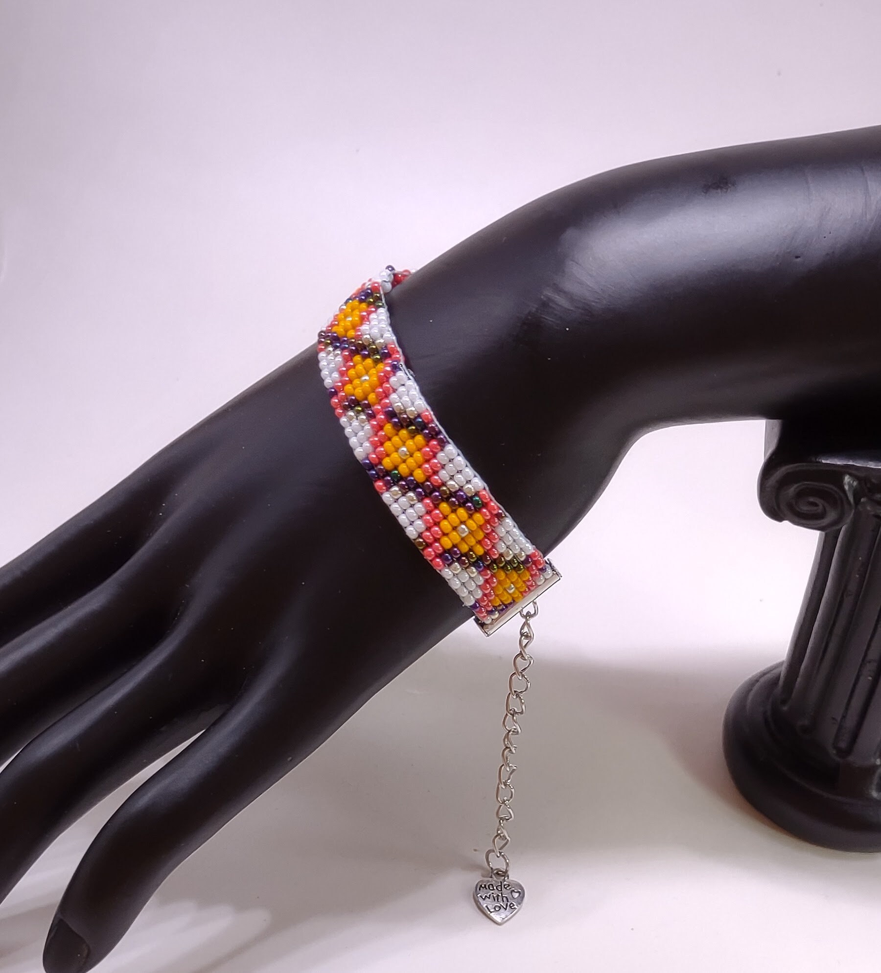 Loom Beaded Bracet - Etsy