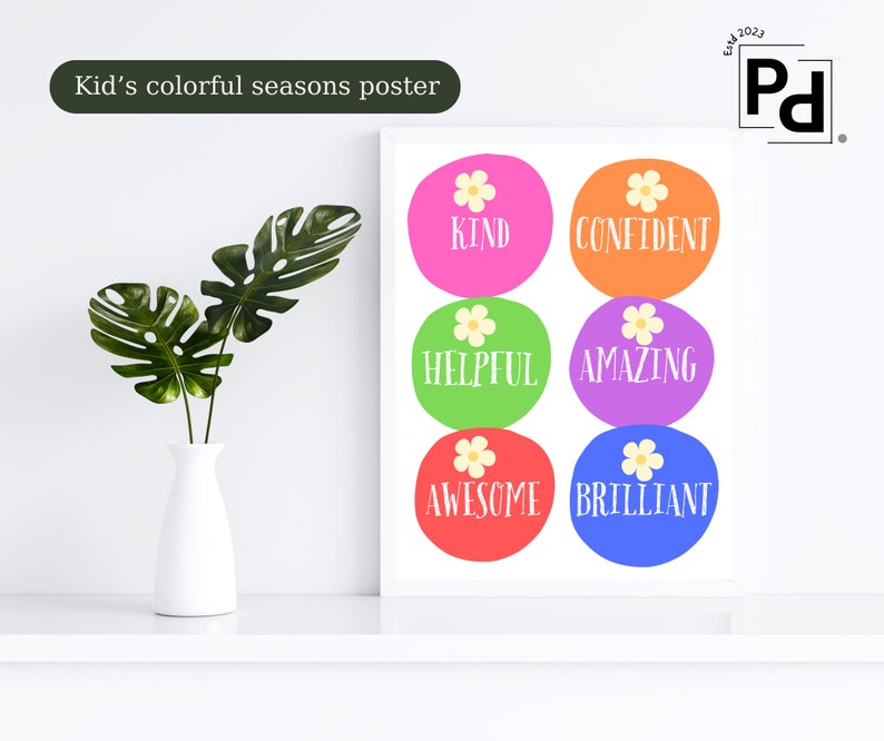 6 Sets Education Good Manners Kids Educational Poster Kids Colorful ...