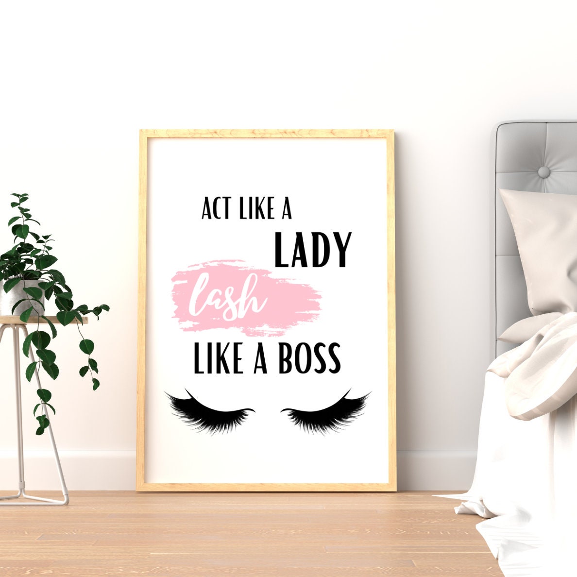 Girl Boss Office Decor, Cute Decor Art, Gifts Ideas for Boss, Boss Babe ...