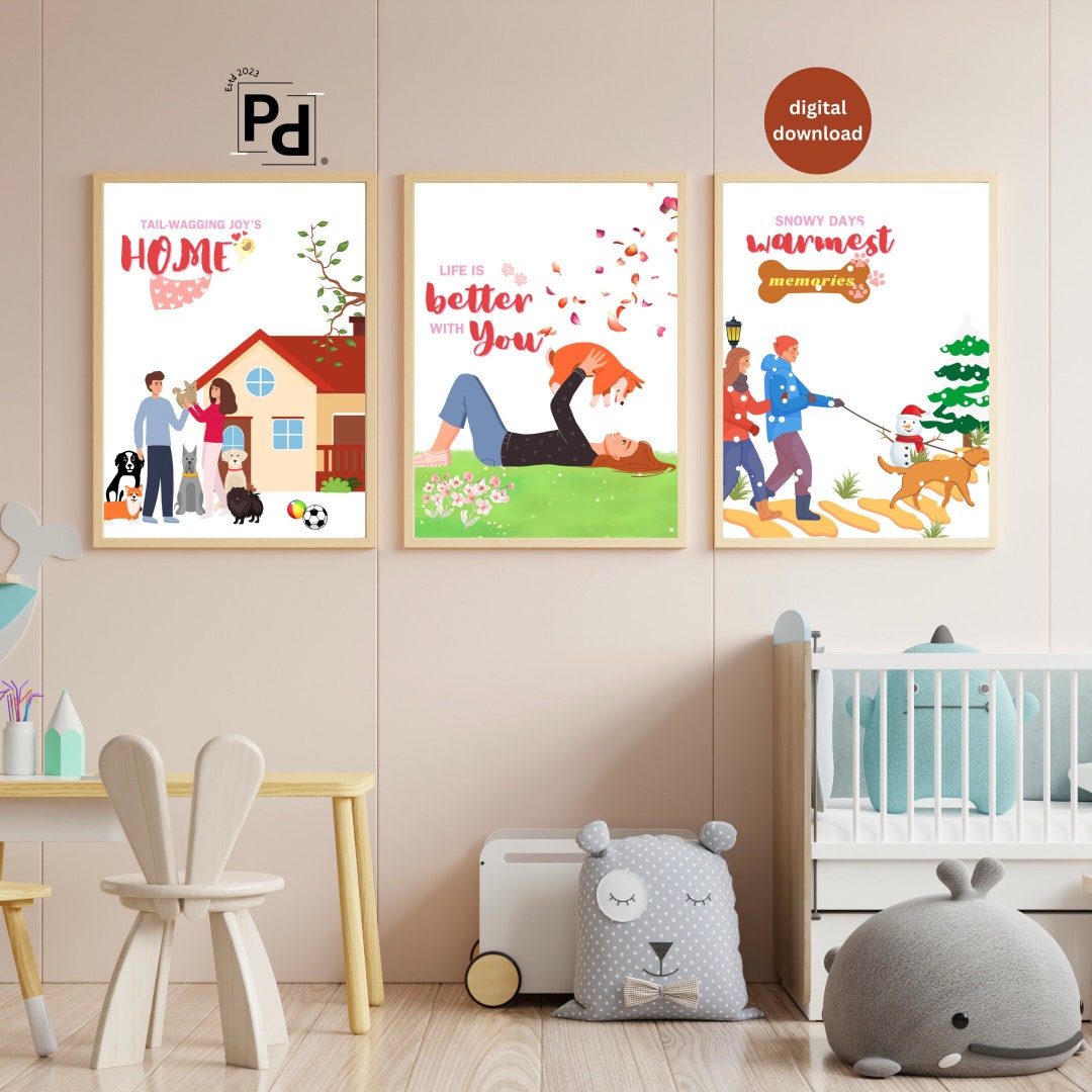 Dogs Quotes Wallpaper Loving Dog Wall Art Dogs Mom and Dad Dogs Home ...