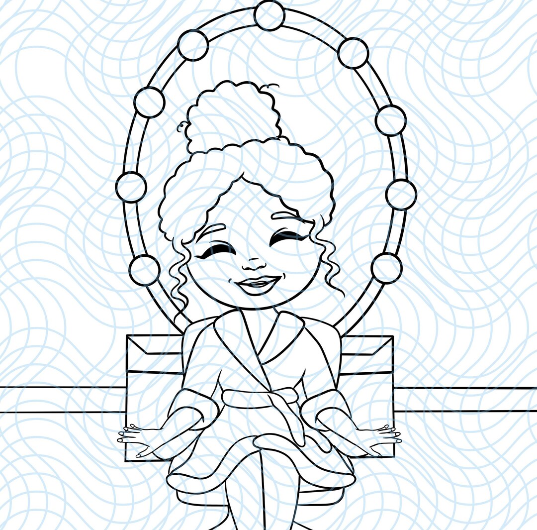Black Girl Coloring Sheets, Black Girl Magic, Activity Sheets for Black ...