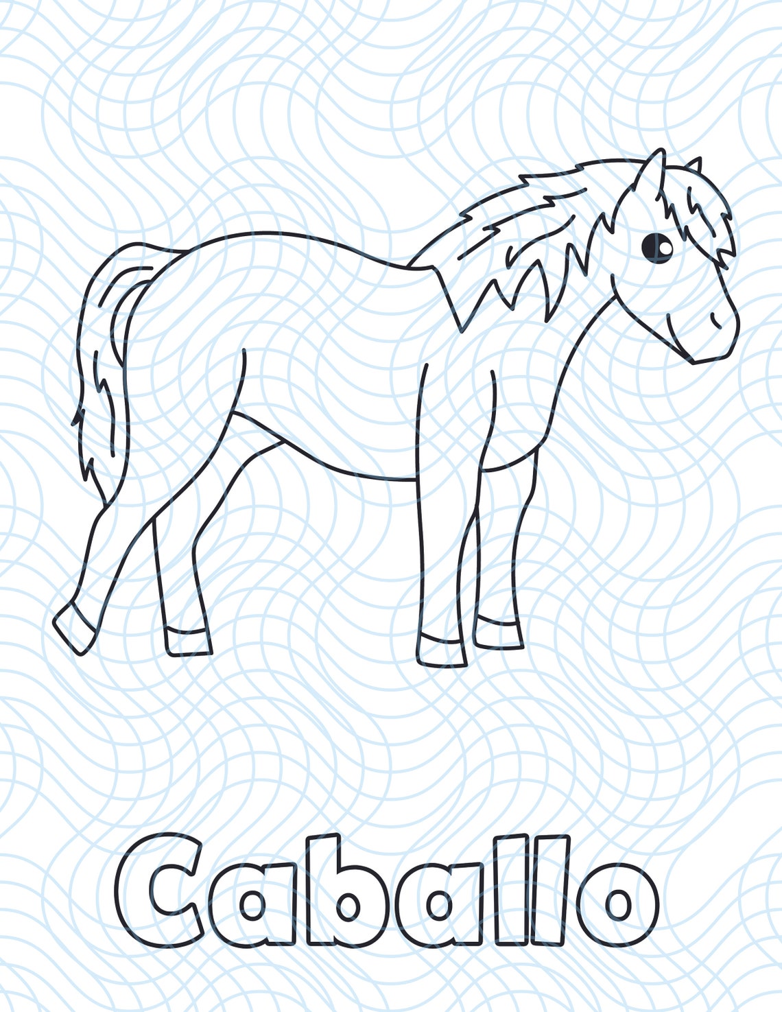 Kids Spanish Learning Activities, Coloring Learning Activities for ...