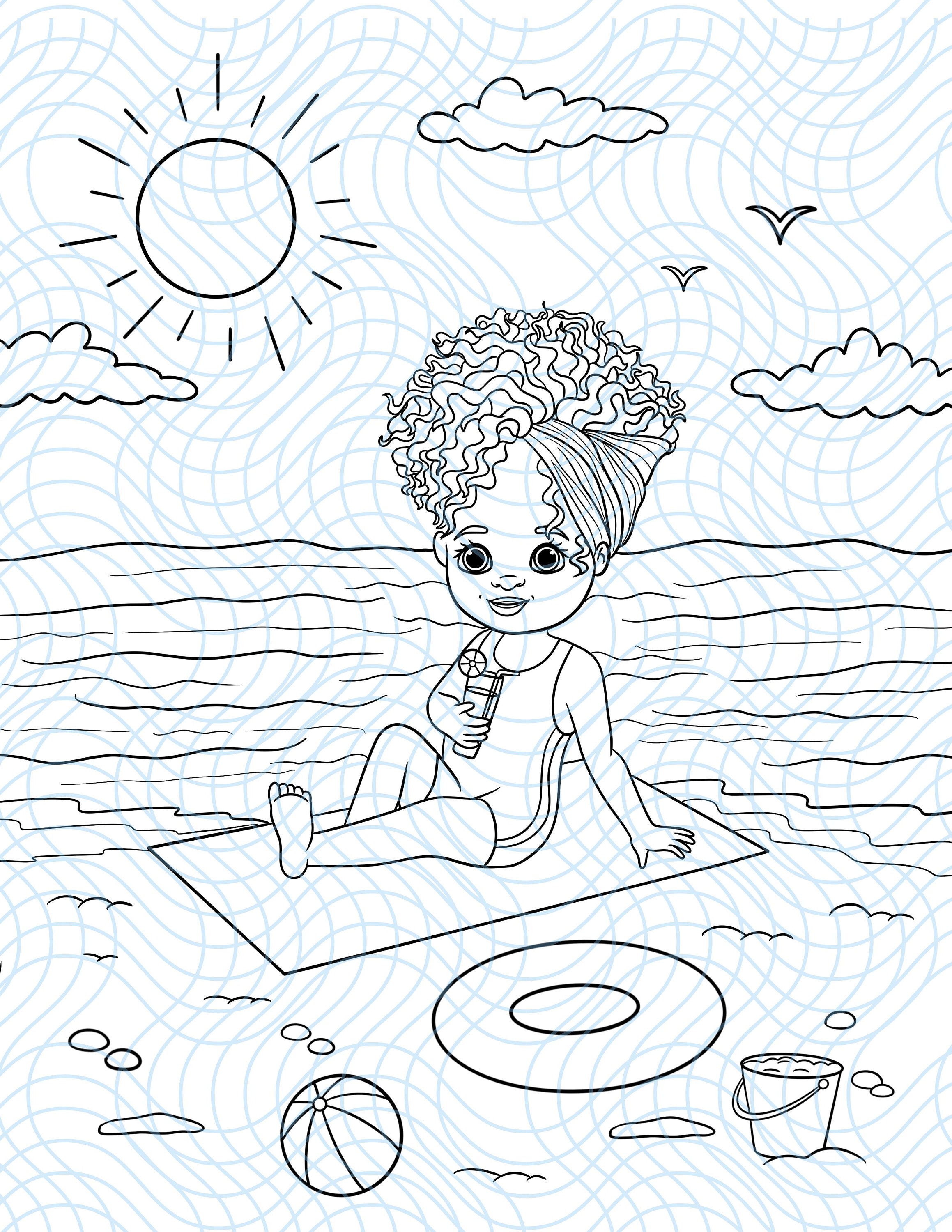 Black Girl Coloring Sheets, Black Girl Magic, Activity Sheets for Black ...