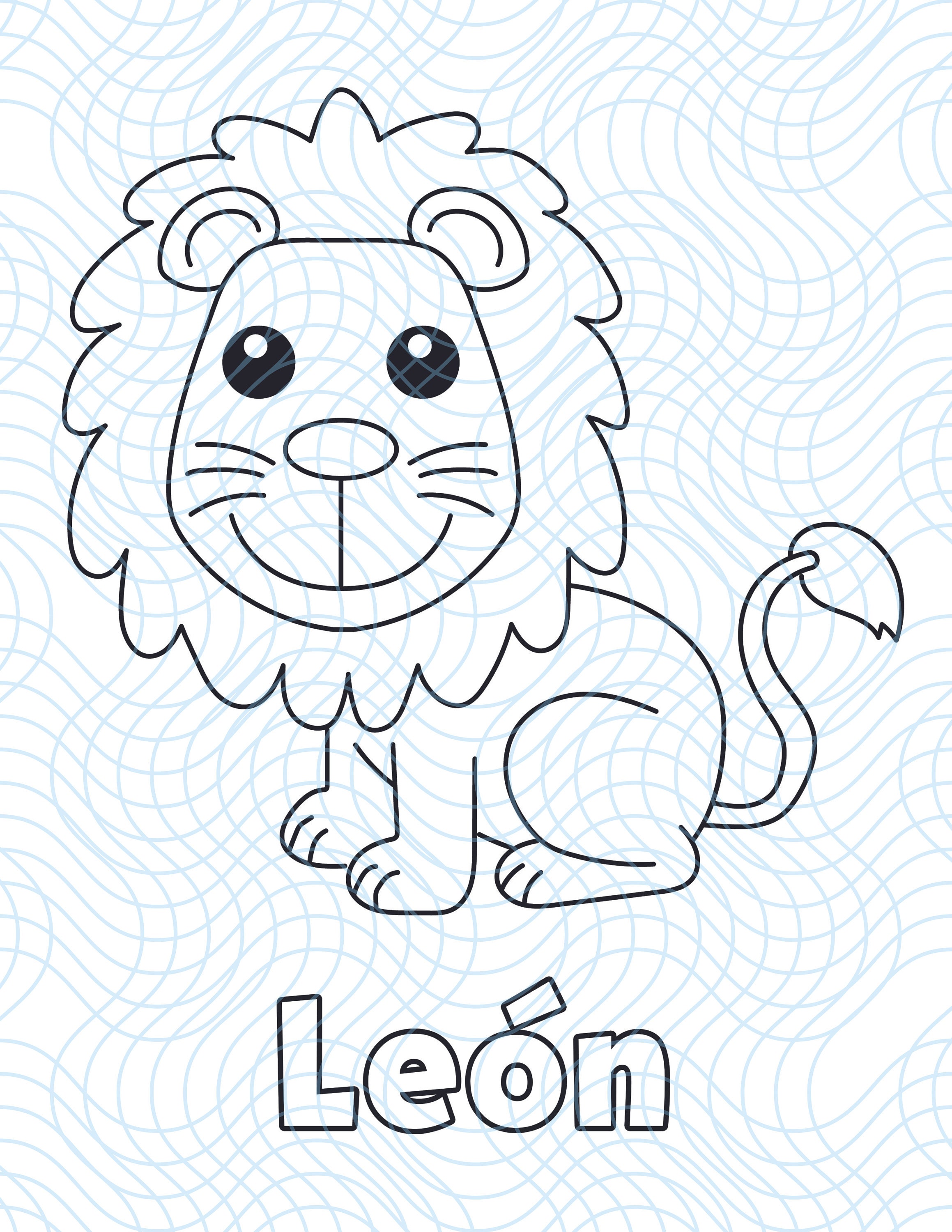 Kids Spanish Learning Activities, Coloring Learning Activities for ...