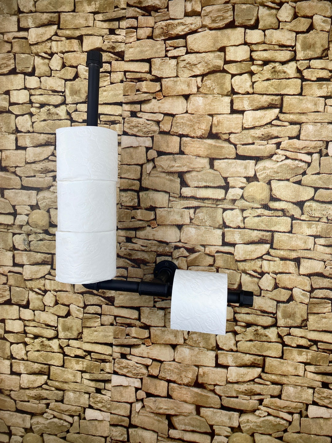 Industrial Pipe Toilet Paper, Custom Size Toilet Paper Hanger, Hand ...