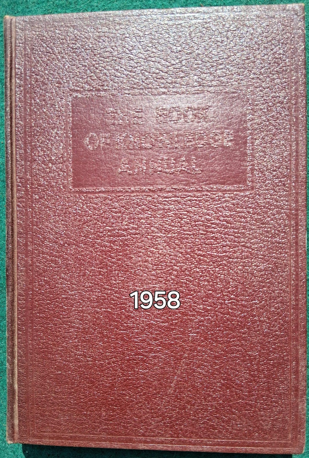 1958 the Book of Knowledge Annual - Etsy