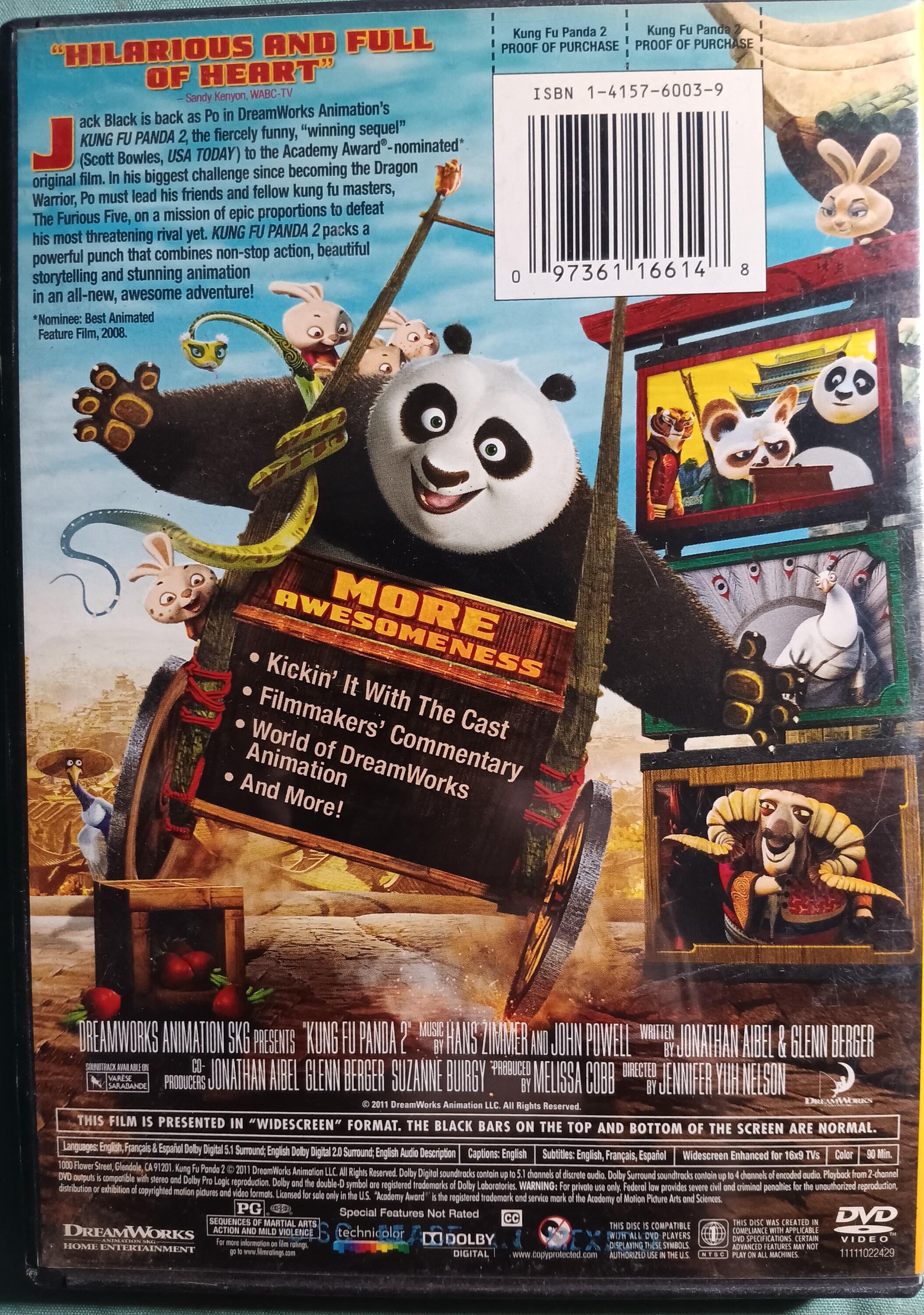 Kung Fu Panda 1 & 2 Dvds - Etsy