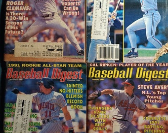 Baseball Digest 10 Book Bundle From the 1980's - Etsy