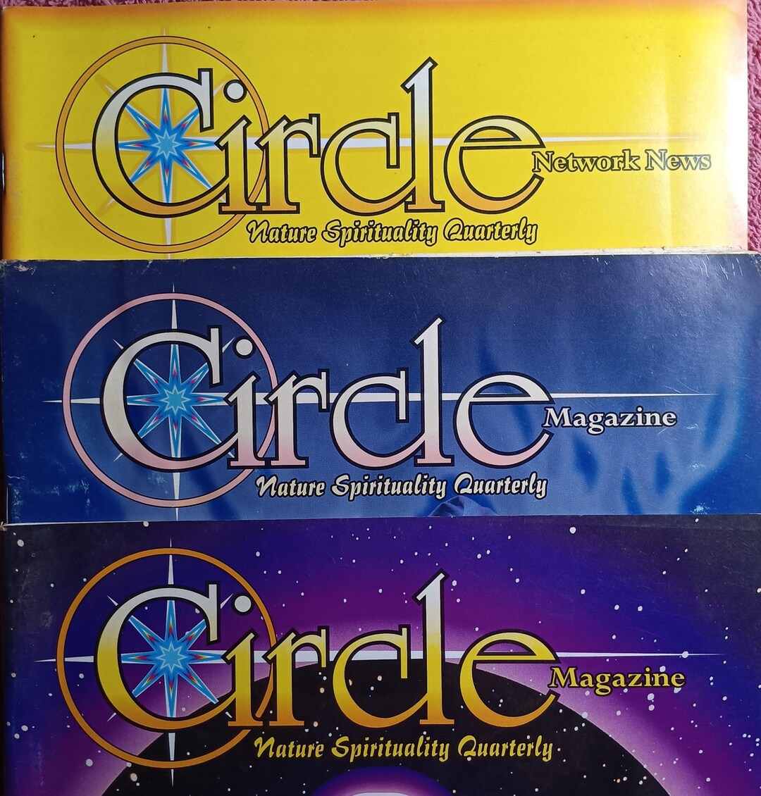 Circle Network News/circle Magazine 1999 Issues 72, 73, 74 - Etsy