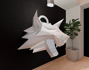 Alduin Papercraft/dragon Paper Head/3d Origami/dragon Sculpture ...