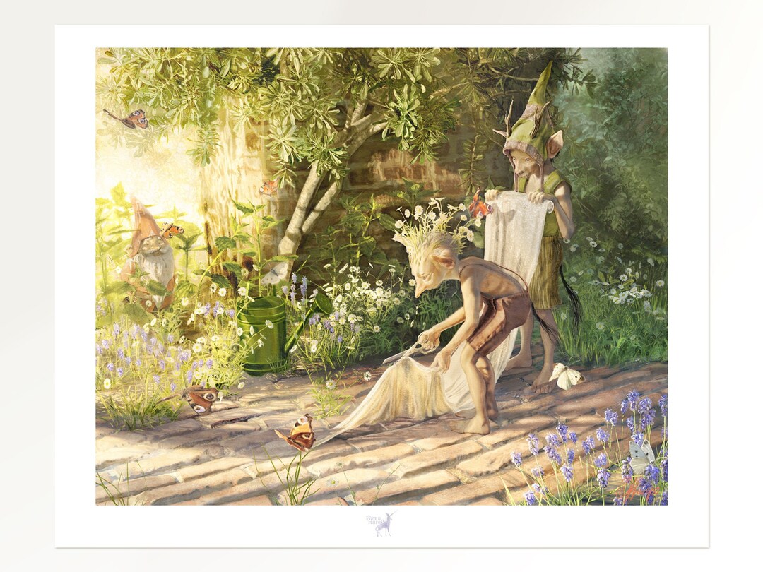 Shadow Thieves ( Garden Goblins) | Museum-quality Matte Paper Poster - Etsy