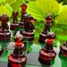 Epoxy Chess Set | Custom Chess Pieces | échiquier Résine | Brown Chess ...