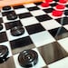 Custom Checkers Pieces | Resin Chess and Checkers Set | Checkers Game ...