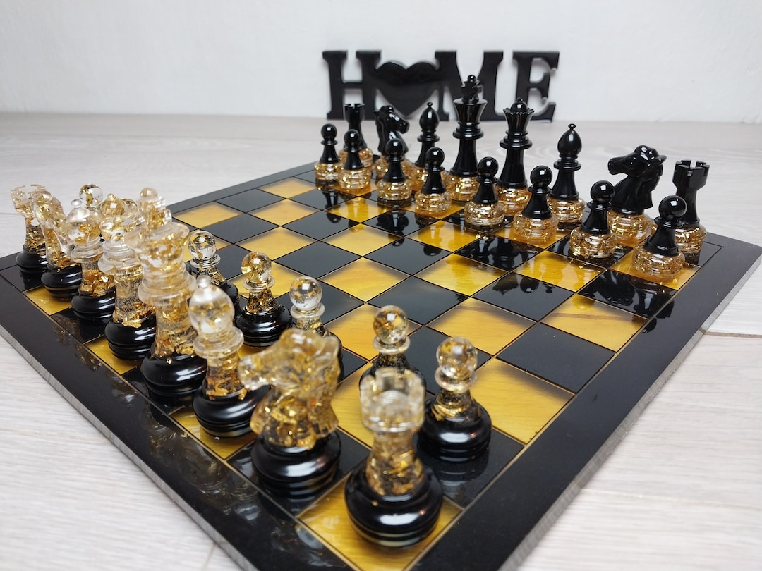 Unique Chess Pieces | Size of King 7cm (2.75 Inches) | Custom Resin ...