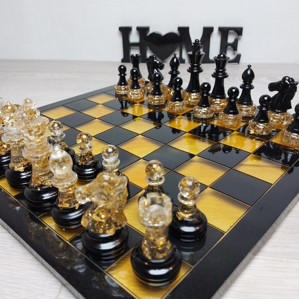 Modern Chess Set - Etsy