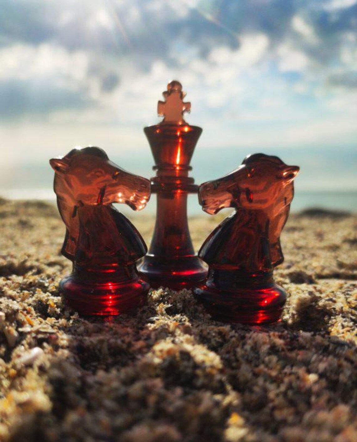 Epoxy Chess Set Custom Chess Pieces échiquier Résine Brown Chess Set ...