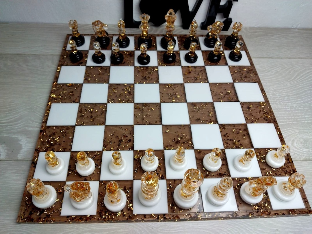 Luxury Chess Pieces | Size of King 7cm (2.75 Inches) | Custom Resin ...