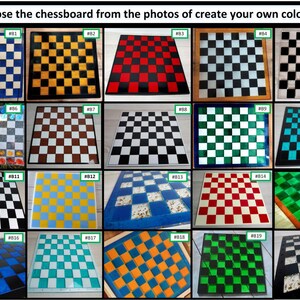 Black Red Chess Set With Chess Board | Custom Chess 2.75 Inch (7 Cm ...