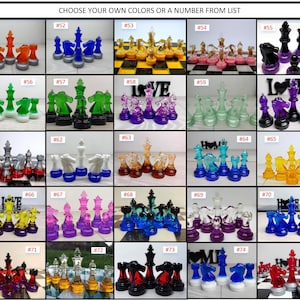 Chess Set Marble Sand and Water | Size of King 7cm (2.75 Inches ...