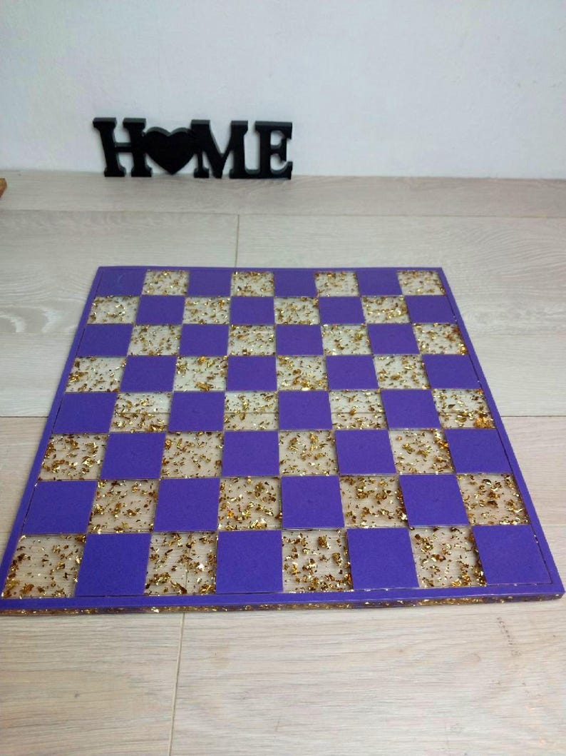 Made to Order Custom Chess Board in 2 Sizes (10.6 Inches and 12.4 ...