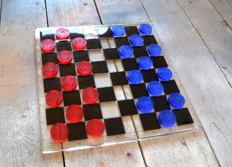 Resin Chess and Checkers Set | Checkers Pieces | Checkers Game for Kids ...