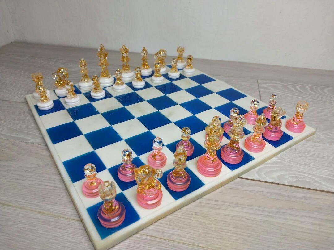 Custom Chess Set With Chessboard | Size of King 7cm (2.75 Inches ...