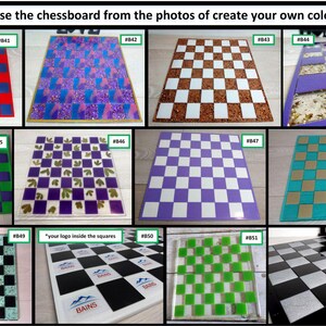 Custom Colors Chess Set With Chess Board or Without | Size of King 7cm ...