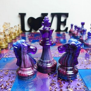 Modern Chess Set With Chess Board | Size of King 7cm (2.75 Inches ...