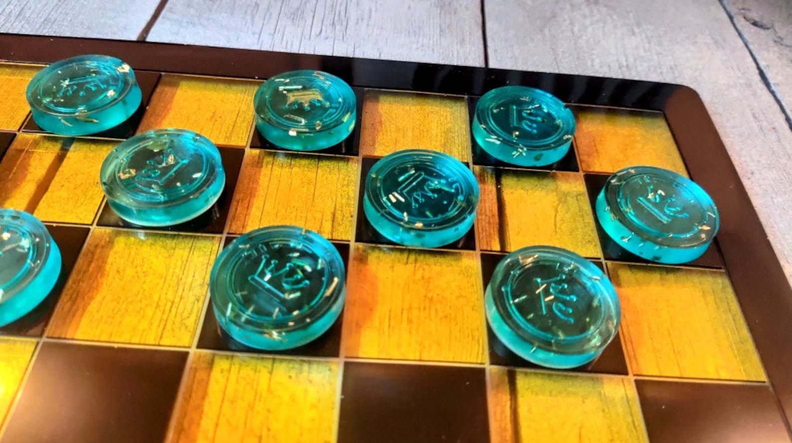 Resin Chess and Checkers Set | Checkers Pieces | Checkers Game for Kids ...
