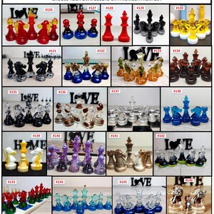 Modern Chess Set With Chess Board | Size of King 7cm (2.75 Inches ...