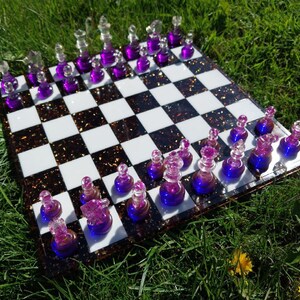 Epoxy Resin Custom Chess Set Size of King 7cm 2.75 Inches Chess Sets ...