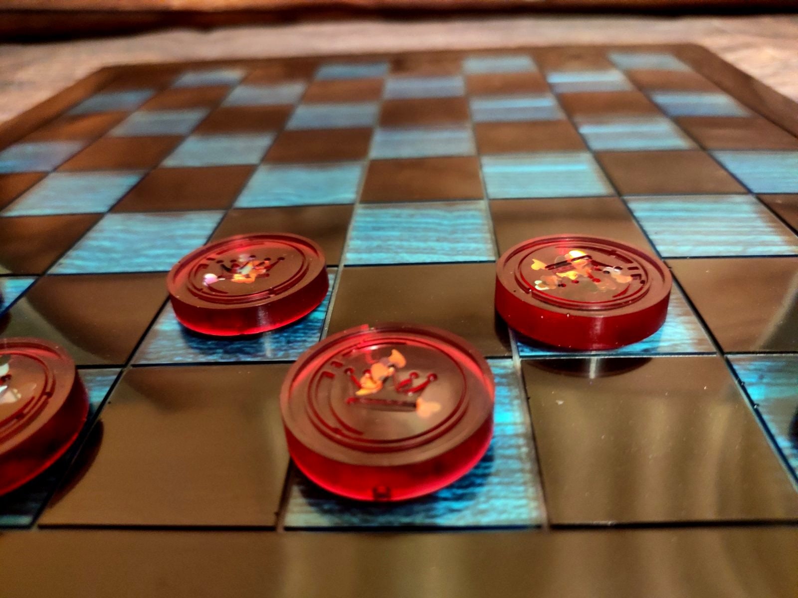 Resin Chess and Checkers Set Checkers Pieces Checkers Game for Kids ...