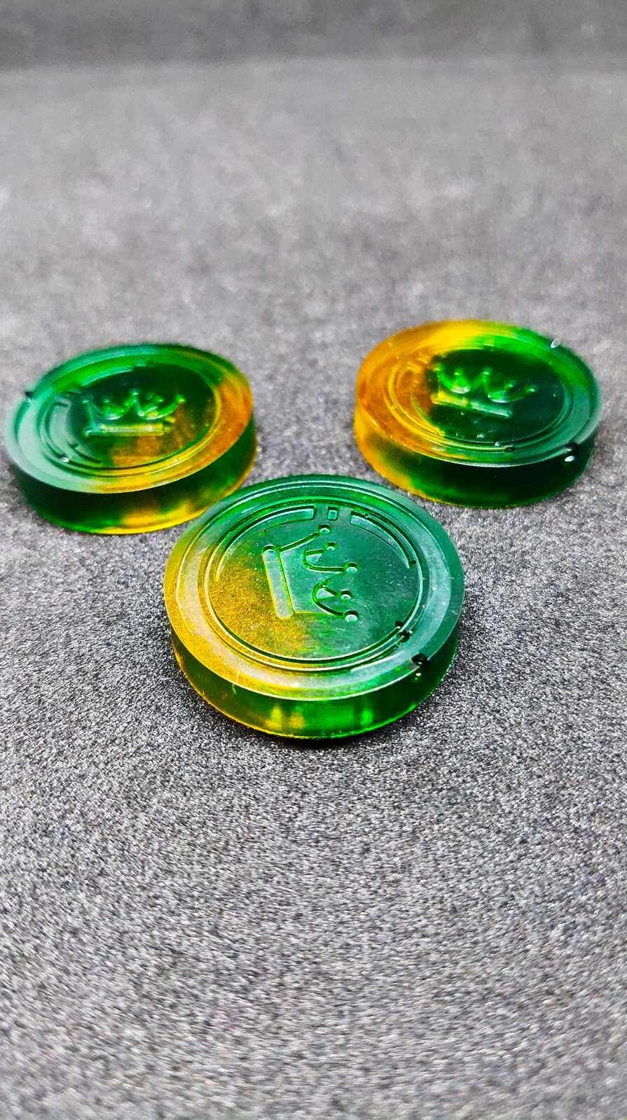 Custom Checkers Pieces Resin Chess and Checkers Set Checkers Game for ...