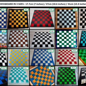 Custom Colors Chess Set With Chess Board or Without Size of King 7cm 2. ...